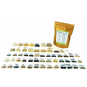 Heirloom Futures Seed Pack with 55 Varieties of Vegetable Seeds. 100% Non GMO Open Pollinated Non-Hybrid Naturally Grown Premium USA Seed Stock for All Gardeners.