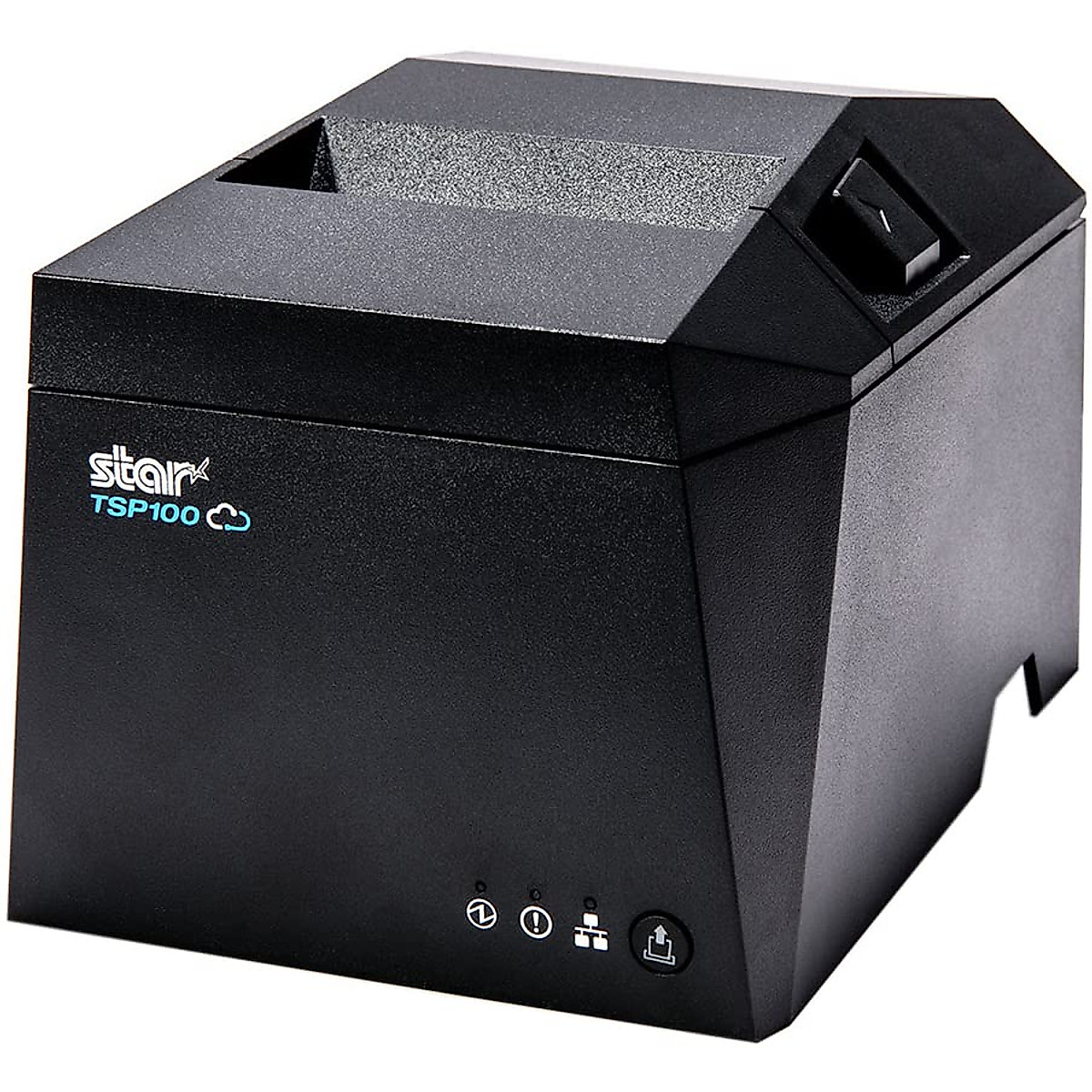 Star Micronics TSP143IVUW Wi-Fi (WLAN)/USB-C/Ethernet (LAN) Thermal Receipt Printer with CloudPRNT, Cutter, and Internal Power Supply - Gray
