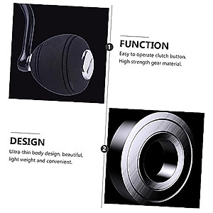 Toddmomy 2pcs Full Metal Fishing Reel Drag Fishing Reel Fishing Line Spooling Accessories Fishing reels baitcasting reels cat Fish Fishing baits Fishing Wire Wheel Freshwater Fishing Coil