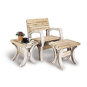 2x4basics 90134ONLMI Hopkins, 6"D x 40"W x 33"H, AnySize Chair or Bench Ends, Sand