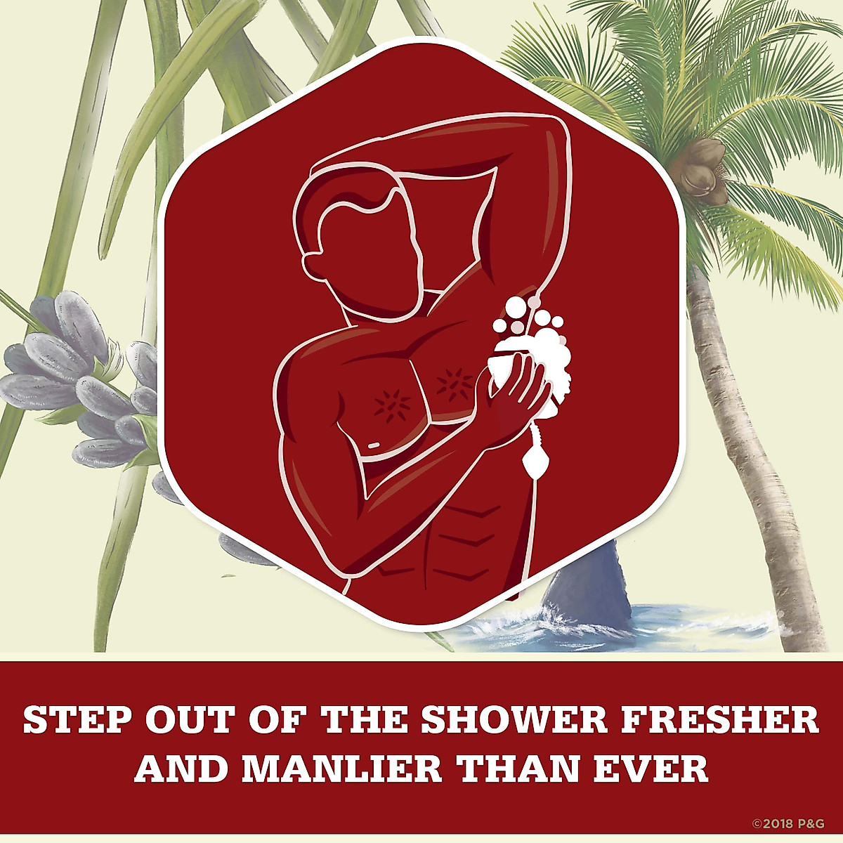 Old Spice Fiji, 16 oz, Pack of 3