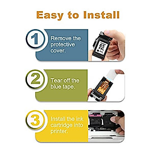 Prinkton Remanufactured Ink Cartridges Replacement for HP 65 XL 65XL 65XXL 65 XXL Combo Pack for Envy 5055 5052 5010 DeskJet 3755 2600 3752 2652 AMP 100 Printer (1 Black 1 Tri-Color)