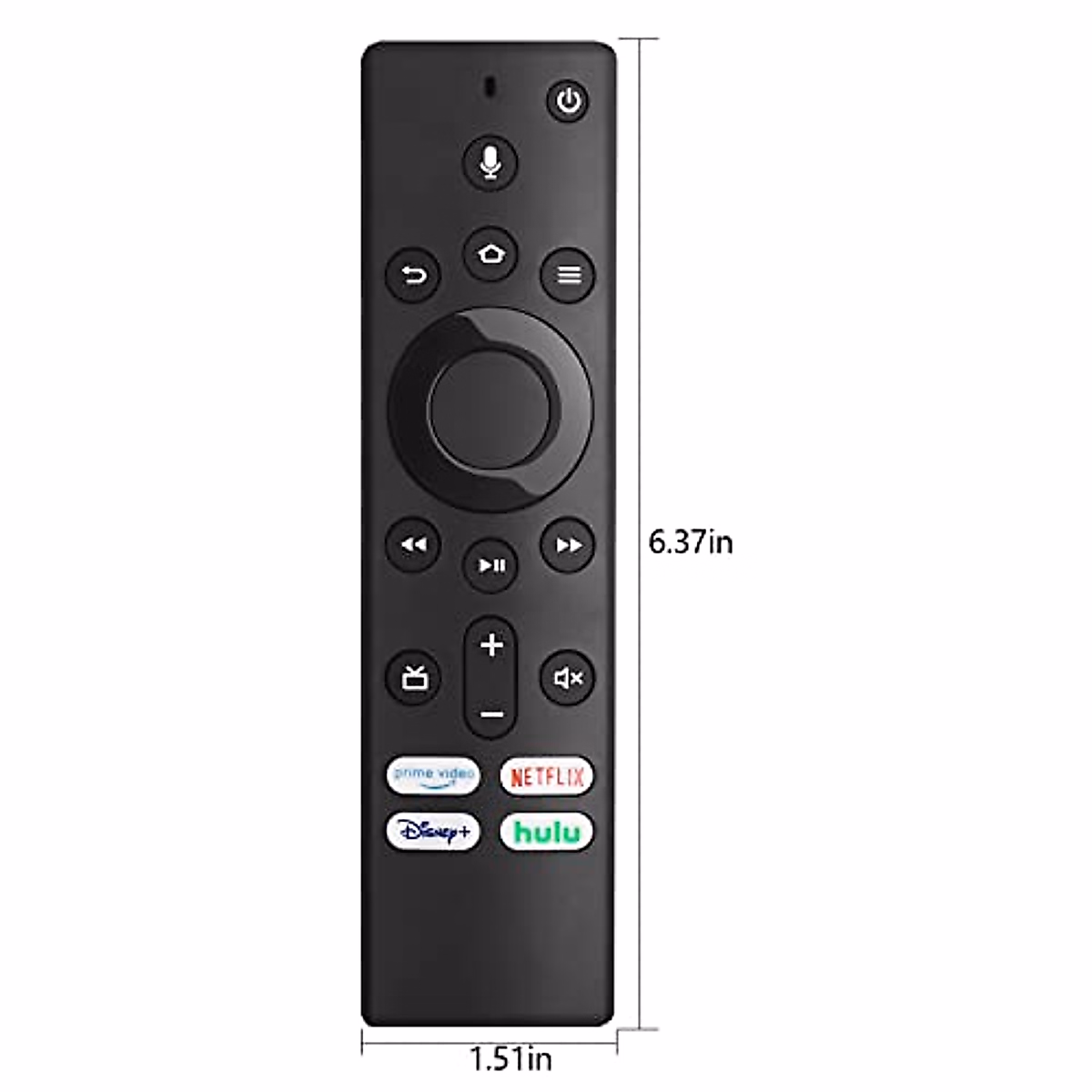 CT-RC1US-19 NS-RCFNA-19 Voice Replacement Remote Control for Insignia and Toshiba Fire TV Edition Televisions 32LF221C19 32LF221U19 43LF621C19 43LF421U19 50LF621U19 43LF711C20 50LF711U20 55LF711C20