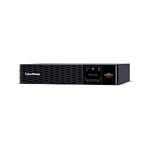 CyberPower PR3000RT2UN Smart App Sinewave UPS System, 3000VA/3000W, 9 Outlets, 2U Rack/Tower, AVR, Pre-Installed RMCARD205