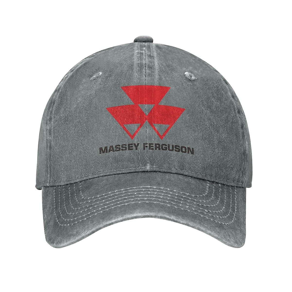 Massey Ferguson Classic Cowboy Hat Adjustable Baseball Cap Unisex Casual Sports Hat Gray