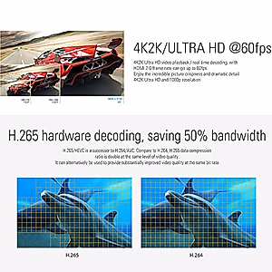 MyGica ATV1960 Octa Core Android Smart TV Box,4K HD Streaming Media Player Box 3GB/16GB/4K/HDR/1000M LAN/Internal