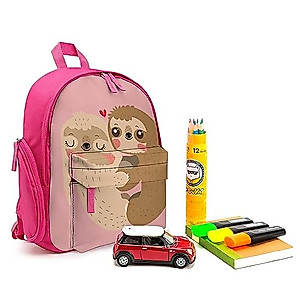 Sloth Love Hug Backpack Lightweight Travel Work Bag Casual Daypack Business Laptop Backpack for Women Men