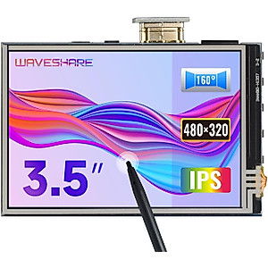 3.5inch Resistive Touch LCD HDMI Interface IPS Screen Display Resolution 480x320 for Raspberry Pi 4 3 2 Model B B+ A+ Raspbian Video Photo Supports Windows 11/10 / 8.1/8 / 7 @XYGStudy