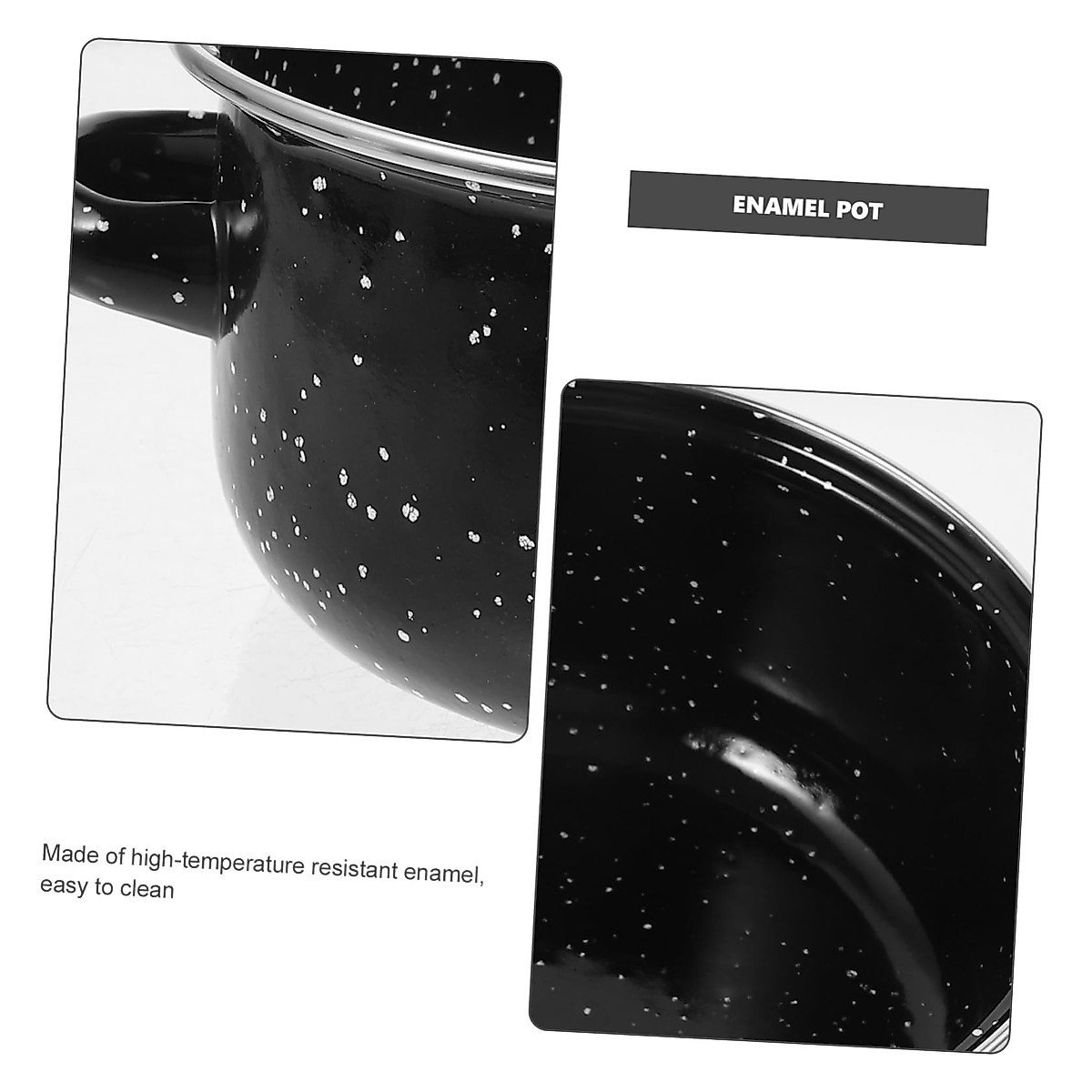 BRIGHTFUFU 1 Set Mini Enamel Pot Enamel Cooking Pot Enamel Stew Pot Ceramic Stew Pan Soup Serving Bowls Ceramic Soup Pot Ceramic Stockpot Ceramic Stew Bowl Pasta Pot Cooker Steam Milk Pot