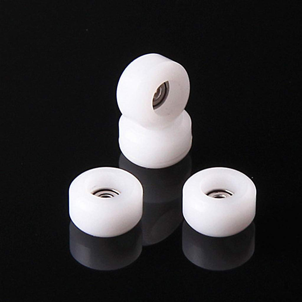 BullBallBoll 4 Pcs/Set Professional Urethane CNC Bearing Wheels for Wooden Fingerboard