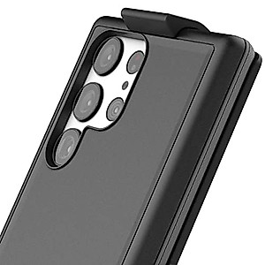 Encased Belt Case for Samsung Galaxy S23 Ultra with Holster Clip [Military Grade] 10Ft Shockproof Protection - Rebel Series (S23 Ultra 6.8-inch)