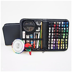 IRDFWH Sewing Combination 40 Threads Sewing Kit Home Travel 129 Pieces Sewing Set Tools