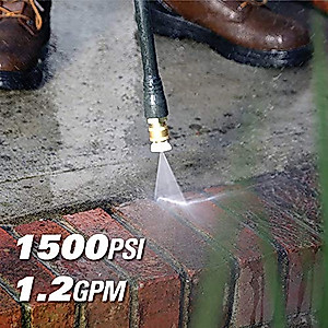 Greenworks 1500 PSI 1.2 GPM Pressure Washer (Upright Hand-Carry) PWMA Certified