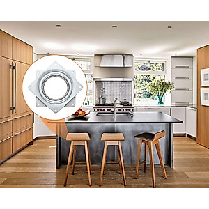 6 inch Lazy Susan Hardware, 8 Pcak Lazy Susan Turntable Bearing 5/16" Thick 100lbs for Turntable, Serving Trays, Kitchen Storage Racks, Craft Table, Rotating Bearing Plate