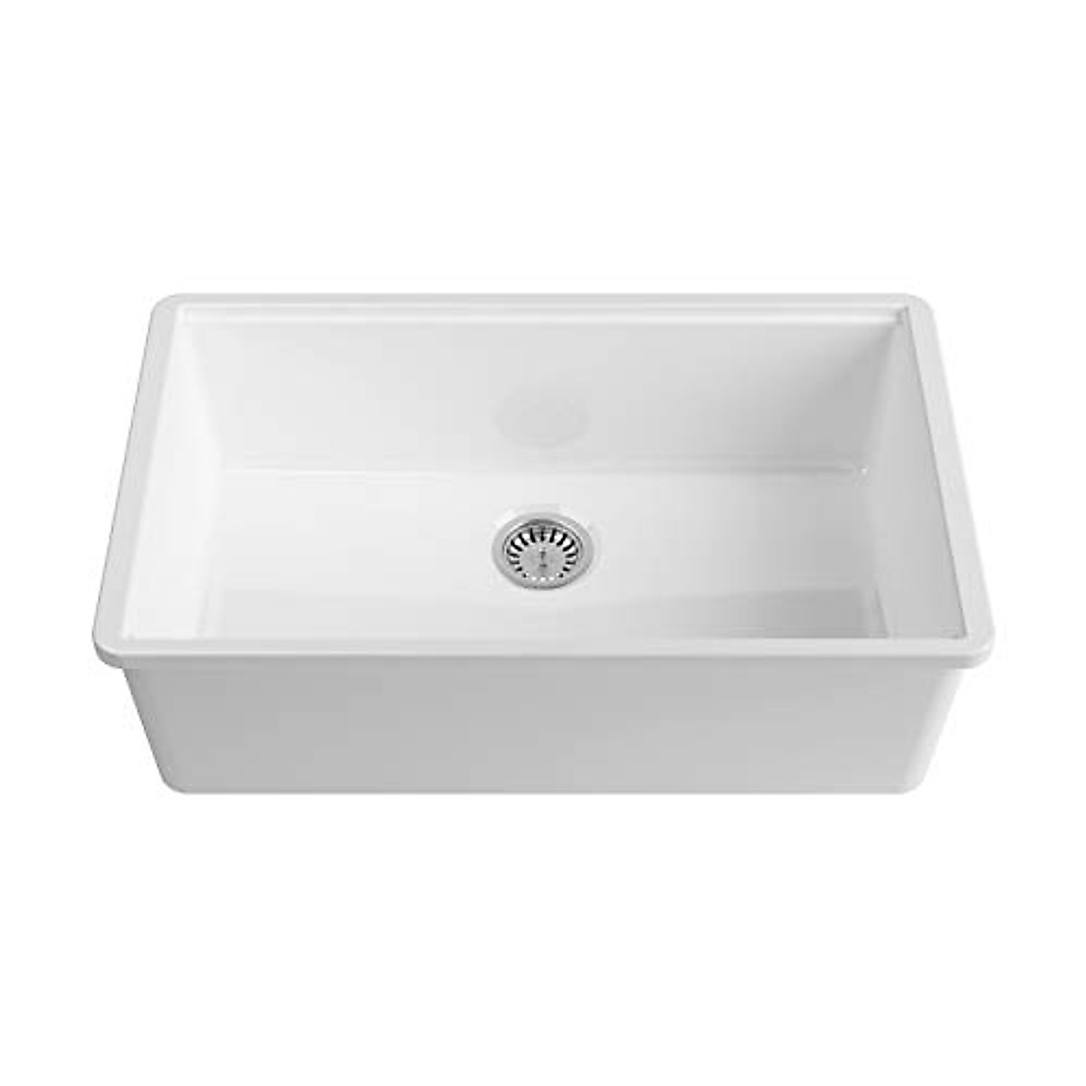 Empire Industries AMYU27 Yorkshire Undermount Kitchen Sink, White
