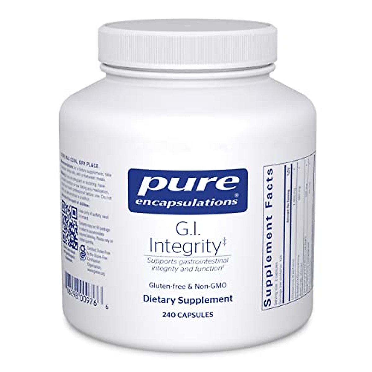 Pure Encapsulations G.I. Integrity | Enhanced Support for Gastrointestinal Integrity and Function | 240 Capsules