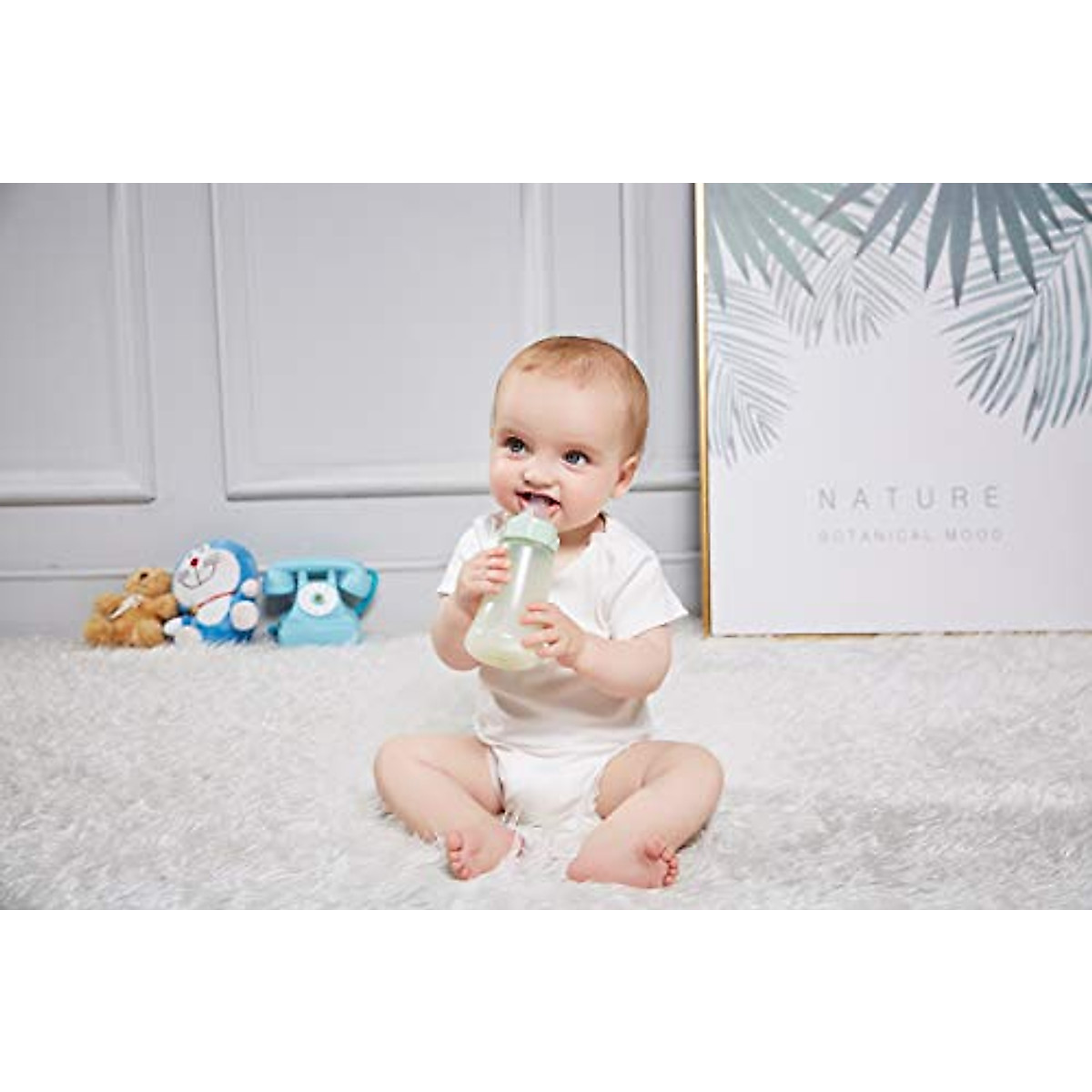 Made in USA aMACEing Zero Leak® Nipple with Anti-Colic Vent and Variable Flow (2 Pcs)