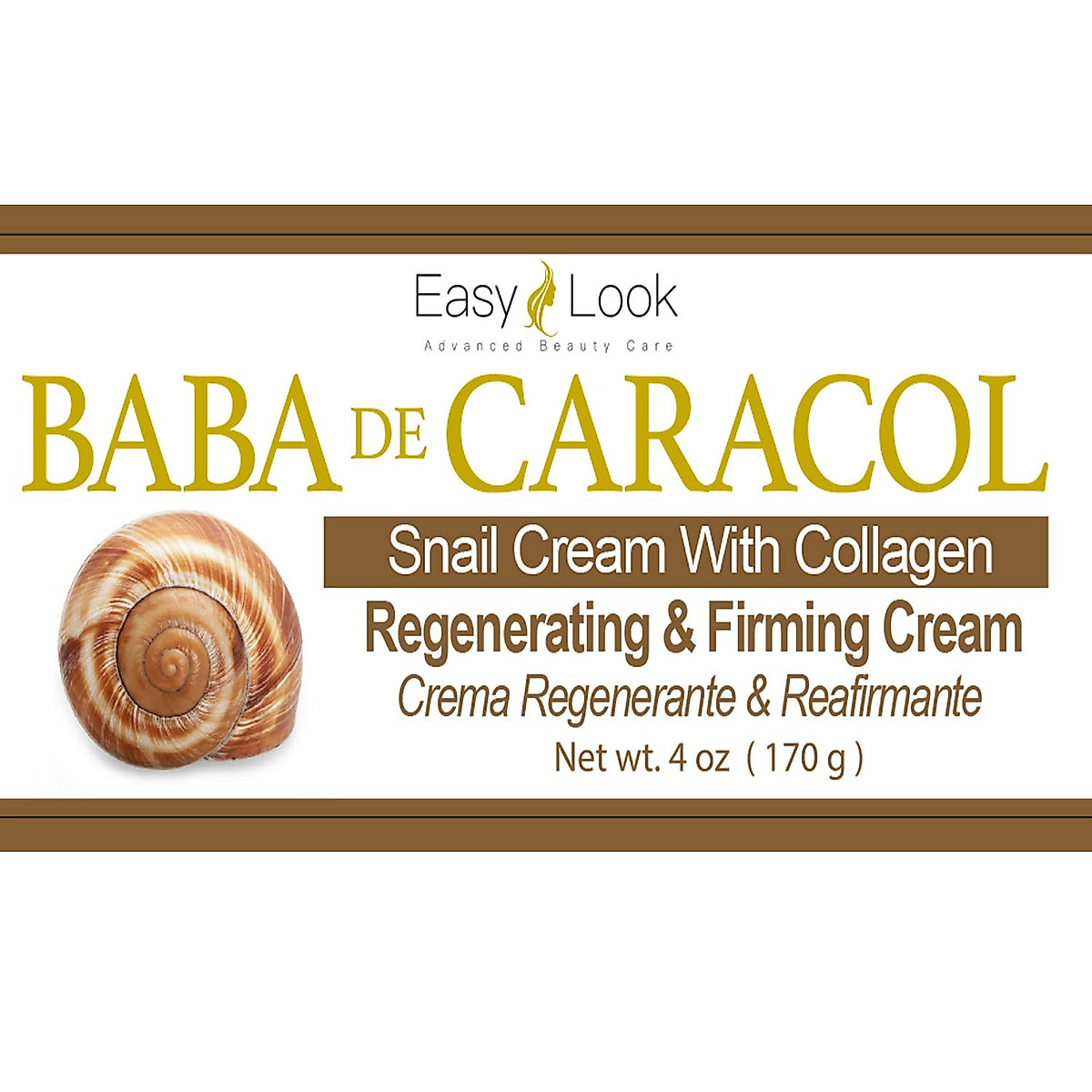 Baba de Caracol Snail Cream With Collagen Regenerating & Firming Cream Crema Regenerante & Reafirmante