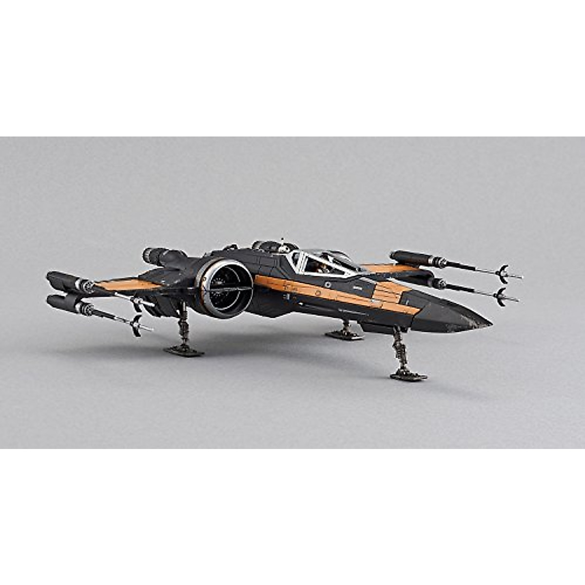 Bandai Hobby Poe's Boosted X-Wing Star Wars, Bandai Star Wars 1/72 Plastic Model Hobby Space Ship