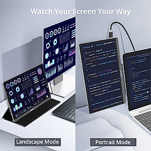 Dragon Touch 4K Portable - 15.6 Inch IPS HDR Gaming Monitor 100% sRGB FreeSync with Speakers VESA Compatible for Xbox PS4 Nintendo Switch Laptop PC Phone Mac Surface (Not Touchscreen)