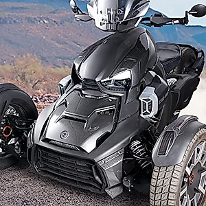 A & UTV PRO Ryker Carbon Fiber Epic Hood Panel, Hood Scoop for Can-Am Ryker & Ryker Rally Edition 2019-2023, Ryker 600, Ryker 900 Accessories, Replace OEM #219400877