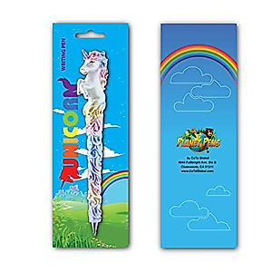 Planet Pens Sparkle Tail Unicorn Novelty Pen - Cute, Unique Kids & Adults Office Supply Ballpoint Pen Fairy Tale Fantasy Writing Pen Instrument For School & Office Desk Decor