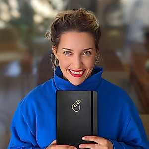 Life & Apples Growth Planner - Daily Planner for Productivity, Time Management and Goals - Undated 13 Weeks Goal Planner with Gratitude, Goal Focus and Hourly Agenda (Black)