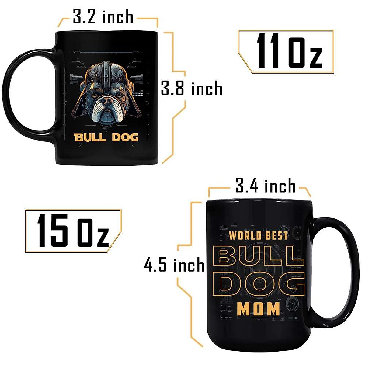 UPCUZTOM Custom Dog Breeds, Quotes For German Sherphed Dog Dad Mug From Daughter Son | Mug Gift For Dad | Father Day Gifts | German Sherphed Dad Mug | Dog Dad Personalized Mug