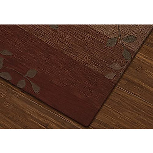 Dalyn Rugs Dalyn Studio SD1 Area-Rugs, 5' x 7'9", Deep Red, Auburn, Rust, Chocolate, Mocha, Cream