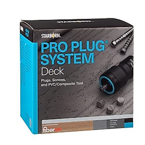 Pro Plug System for Fiberon Ipe Decking - 100 Square Feet - Epoxy #10 x 2-3/4" Screws