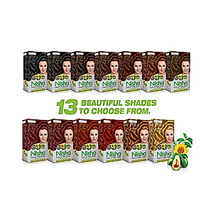 Nisha cream hair color Fashion Highlights And Rich Bright Long-Lasting Colour Flame Red Pack of 2