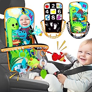 Innofans Montessori Sensory Toys for Babies - Baby Tissue Box Toy, Infant Play Scarves, Colorful Soft Scarf, Baby Toys, Pull Tissues Activities Gift Preschool Learning Toys for 3-6 9-12