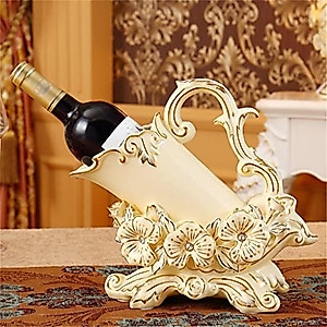DLOETT Ceramic Wine Bottle Rack Decorative Wine Rack Living Room Kitchen Wine Utensils Household Wine Utensils