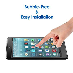 JETech Screen Protector for Amazon Fire 7 (9th / 7th Generation, 2019/2017 Model), Tempered Glass Film