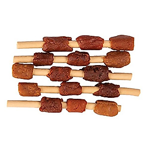 SmartBones Smart Kabobz, Treat Your Dog to a Rawhide-Free Chew Made With Real Chicken, Beef and Pork 18 Count (Pack of 1)