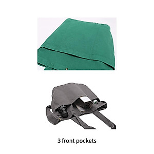 Jeelow Washed Canvas Tote Handbag Shoulder Bag Purse Crossbody With Pockets For Men & Women