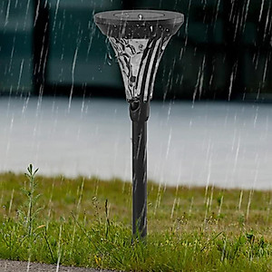 ZHUANYIYI Outdoor Solar Ground Plug Landscape Lights, Garden Lawn Waterproof Lights, Home Garden Pavement Decorative Lights