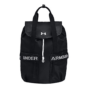 Under Armour womens Favorite Backpack , Black (001)/White , One Size Fits Most