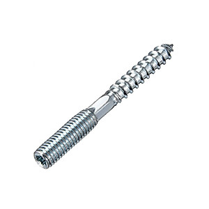 uxcell M8 Hanger Bolts Length 2-3/4"(70mm) Double Headed Bolts Self-Tapping Screw 8mm Wood Joint Furniture Legs 8pcs