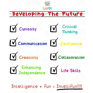 IntelliFun Toddler Kids Dress Up Pretend Role Play Scrub Sets Halloween School Home Play for Ages 3+ (Teal Blue, L 8-10Y)