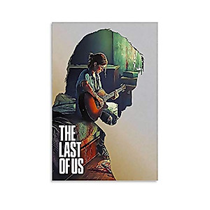 Game Poster The Last of US Poster Decorative Painting Canvas Wall Art Living Room Posters Bedroom Painting 08x12inch(20x30cm)