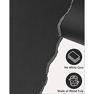 Black Cardstock Paper 8.5 x 11, 108 Sheets 180g Black Printer Card Stock, Heavy Construction Paper for Card Making Printing Craft Drawing Scrapbooking Cutting