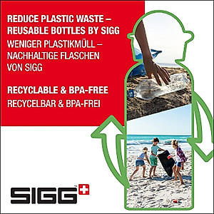 SIGG - Aluminium Kids Water Bottle - KBT Moomin Camping - Leakproof - Lightweight - BPA Free - Climate Neutral Certified - Dark Yellow - 0.4L