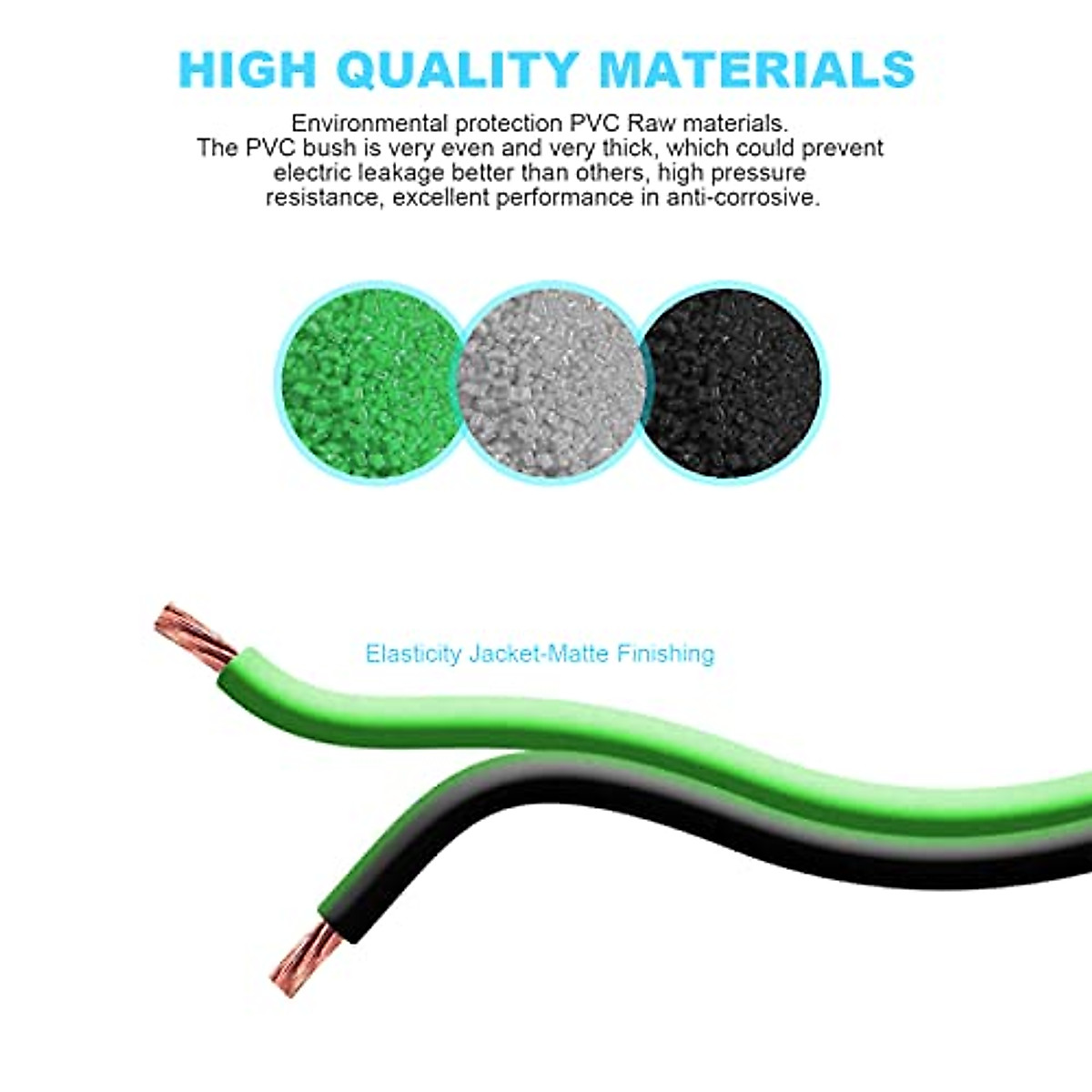 AOTORUA 100FT 14/2 Gauge Power Ground Cable, 14 AWG Stranded Flexible Wire for Electrical Wire, Primary Automotive Wire, Battery Cable, Car Audio Speaker, 12 Volt Low Voltage Wiring