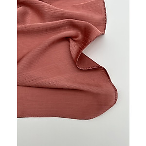 Xirhoot Hijab for Women Hijab Scarf for Women Satin Hijab Texture Satin Crepe Hijab (Sage)