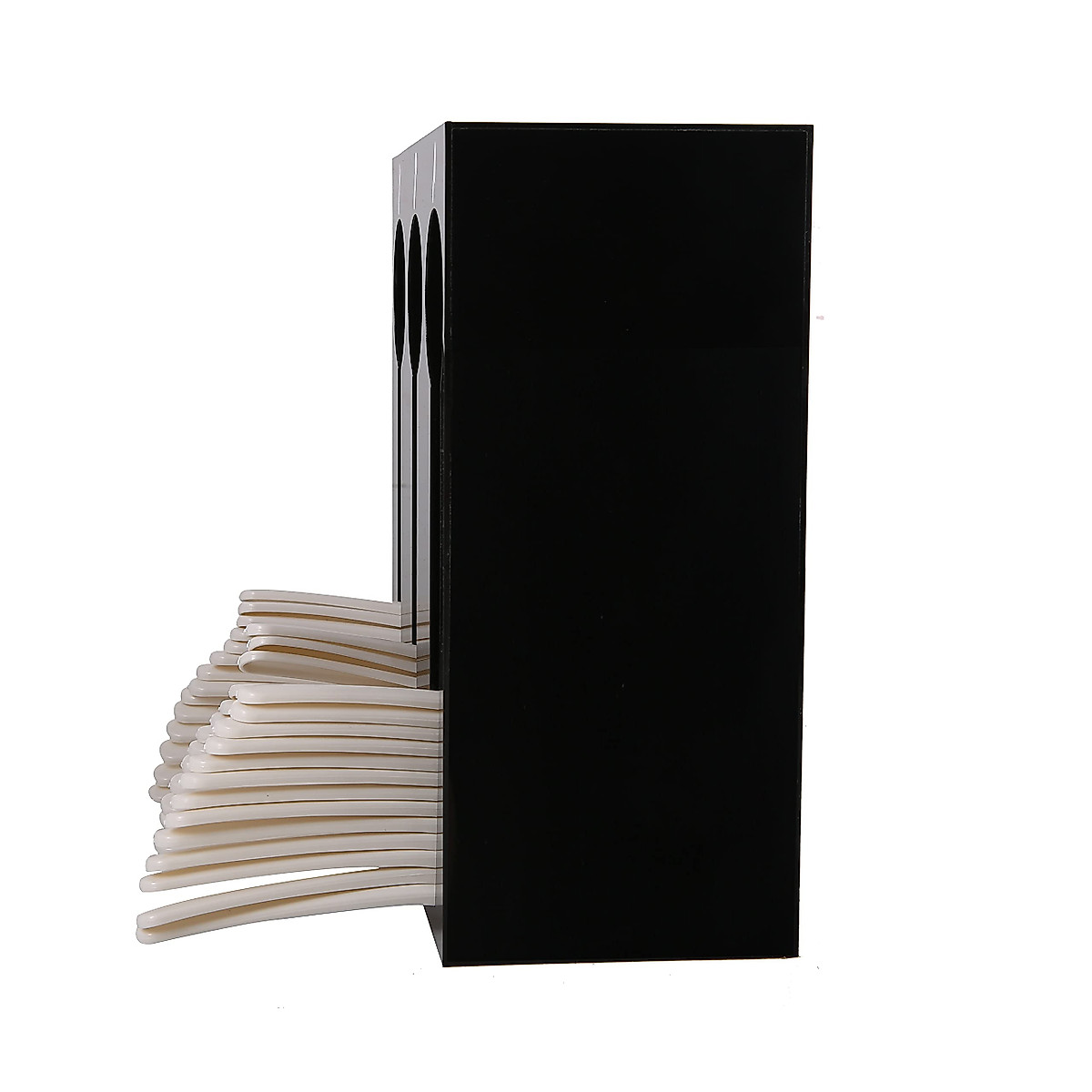 PJHOME Plastic Utensil Holder Dispenser Silverware Organizer Cutlery Holder Caddy Suitable for Restaurant, Picnic, Party, Office, Cafe