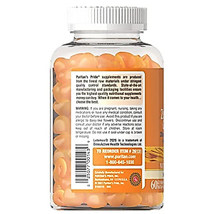 Puritan's Pride Lutein with Zeaxanthin Gummies, Supports Eye Health, 60 Count, White