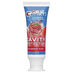 Crest Kid's Cavity Protection Fluoride Toothpaste Rush, Strawberry, 4.2 Ounce