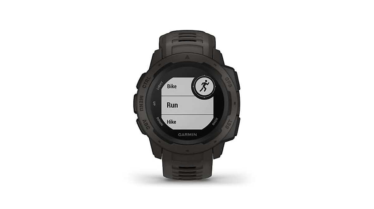 Garmin Instinct Rugged Outdoor GPS Watch | Heart Rate & Compass