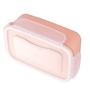 HarmonyBliss Rectangular Airtight Mini Food Storage Container Clear Lid Small Plastic Box Organizer Refrigerator Kitchen Pantry Essentials Compact Portable